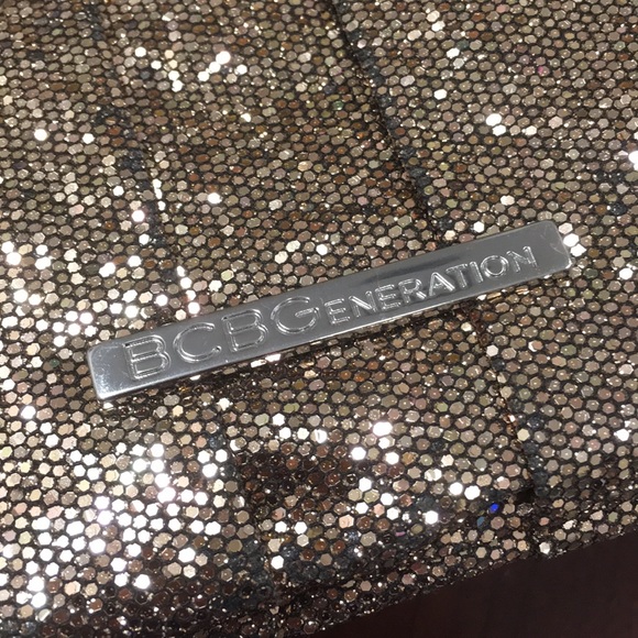 BCBGeneration | Bags | Bcbgeneration Gold Sparkly Formal Purse | Poshmark